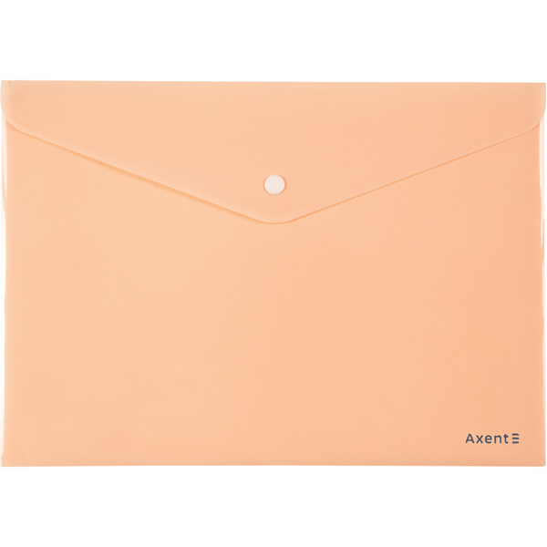 Папка пластикова А-4 на кнопці Axent Pastelini персикова 3711187 купити в Україні недорого ...